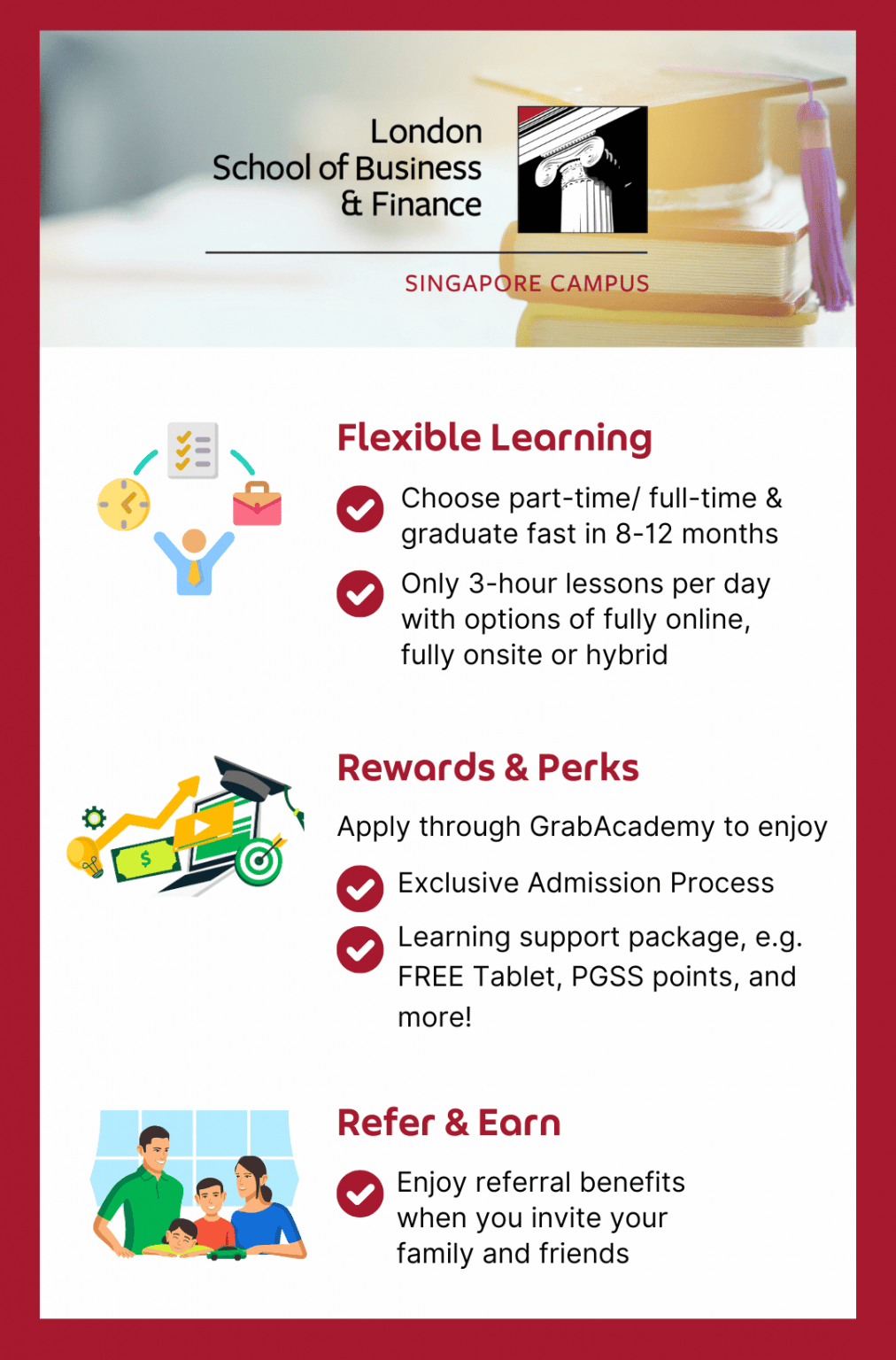 Diploma, Degree & English Programmes by LSBF - Grab Academy